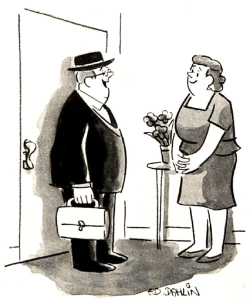 Cartoons: How Was Your Day, Dear? | The Saturday Evening Post