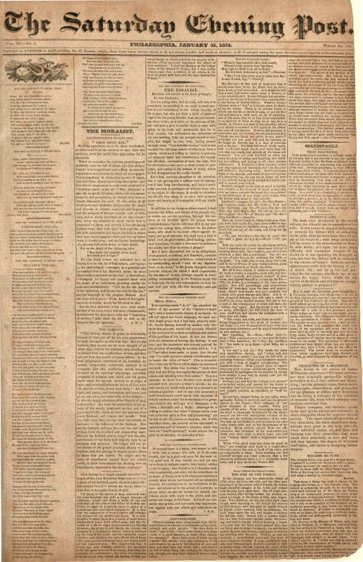 January 31, 1824 | The Saturday Evening Post