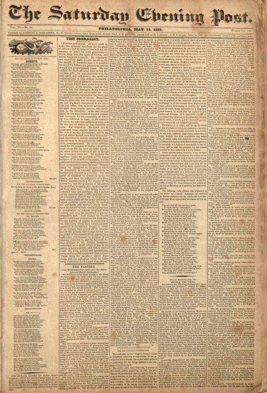 May 15, 1824 | The Saturday Evening Post