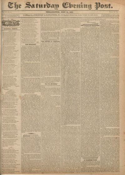 June 25, 1825 Archives | The Saturday Evening Post