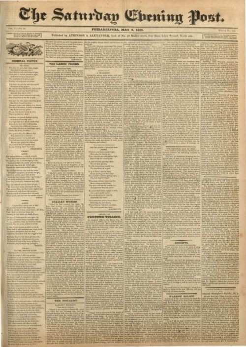 May 6, 1826 | The Saturday Evening Post