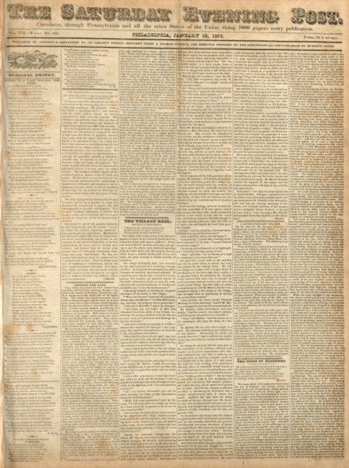 January 19, 1828 Archives | The Saturday Evening Post
