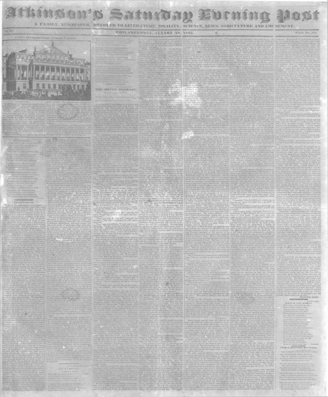 January 28, 1832 Archives | The Saturday Evening Post