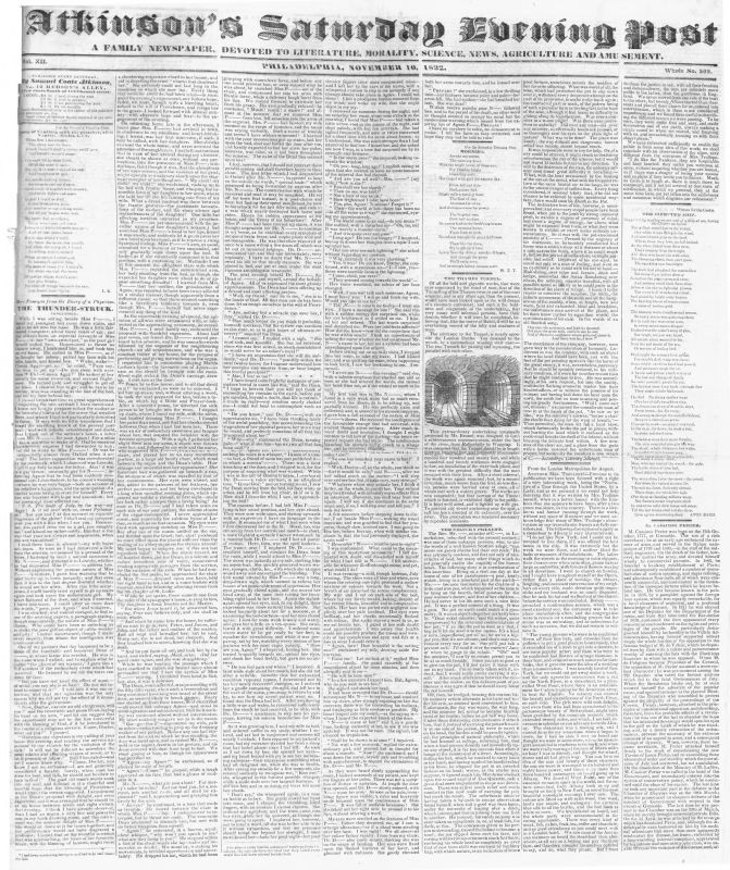 November 10, 1832 | The Saturday Evening Post