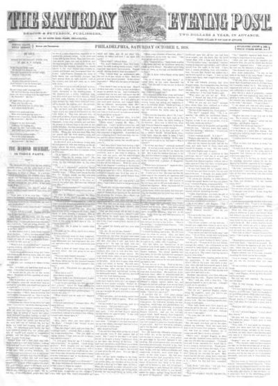 October 2, 1858 Archives | The Saturday Evening Post