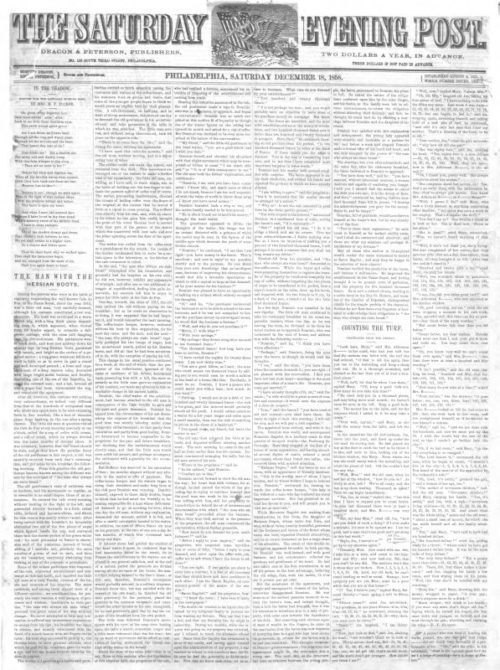 December 18, 1858 Archives | The Saturday Evening Post