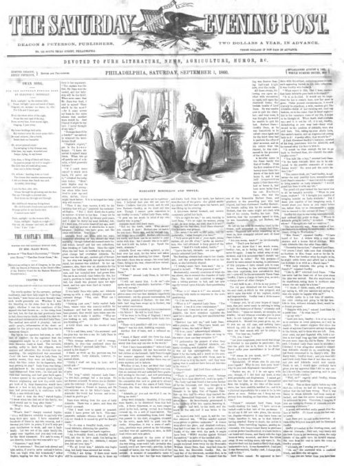 September 1, 1860 Archives | The Saturday Evening Post