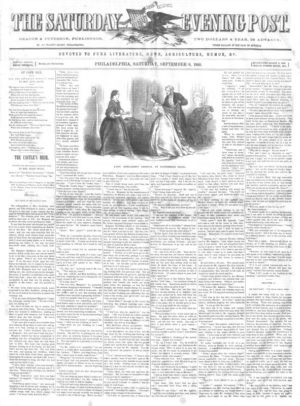 September 8, 1860 Archives | The Saturday Evening Post