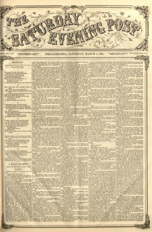 March 4, 1865 Archives | The Saturday Evening Post