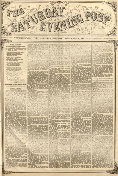 December 16, 1865 Archives | The Saturday Evening Post