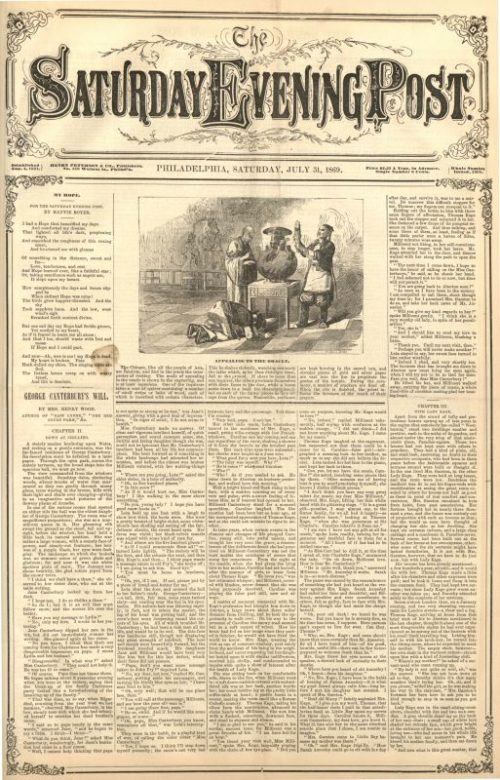 July 31, 1869 | The Saturday Evening Post