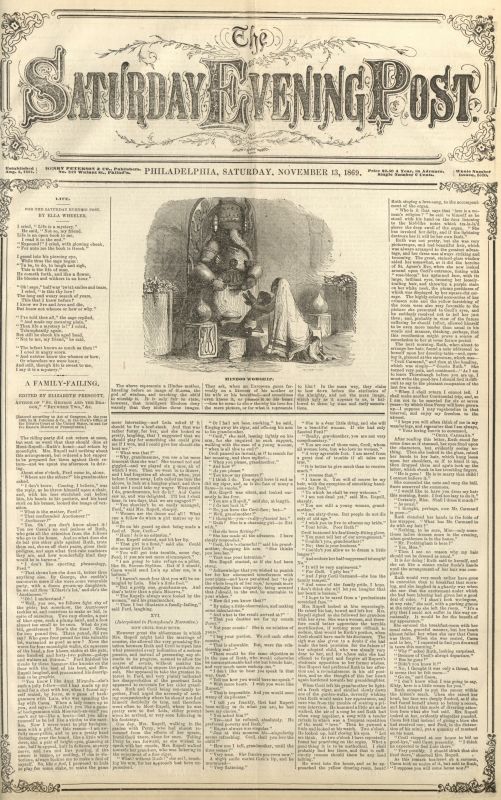 November 13, 1869 | The Saturday Evening Post