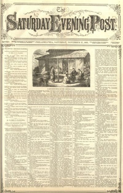November 27, 1869 Archives | The Saturday Evening Post