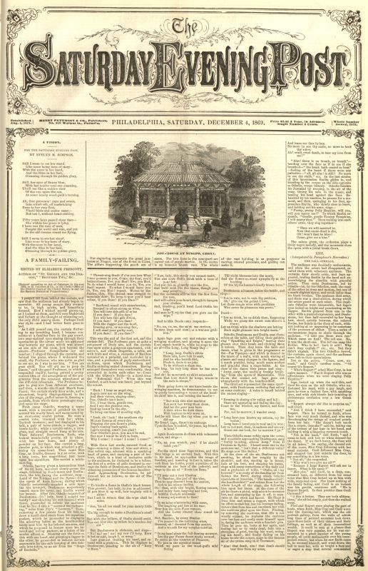 December 4, 1869 | The Saturday Evening Post