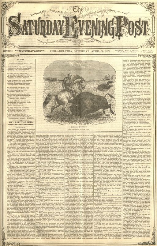 April 30, 1870 | The Saturday Evening Post