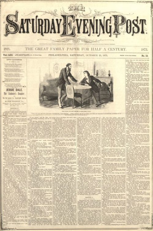 October 25, 1873 Archives | The Saturday Evening Post