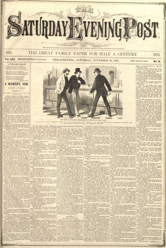 November 29, 1873 Archives | The Saturday Evening Post