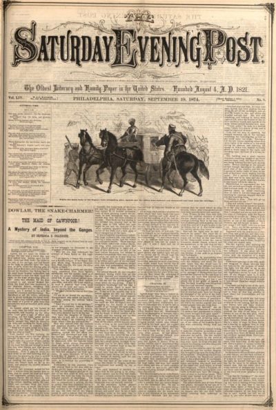 September 19, 1874 | The Saturday Evening Post