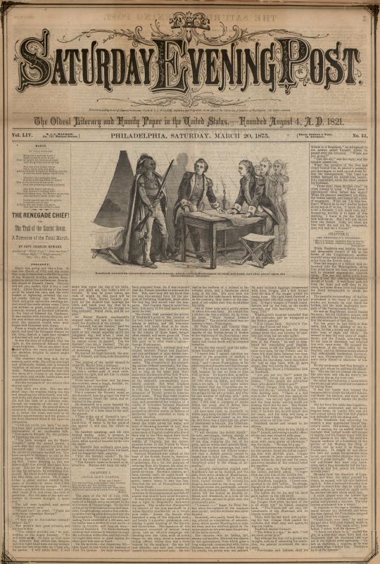March 20, 1875 | The Saturday Evening Post
