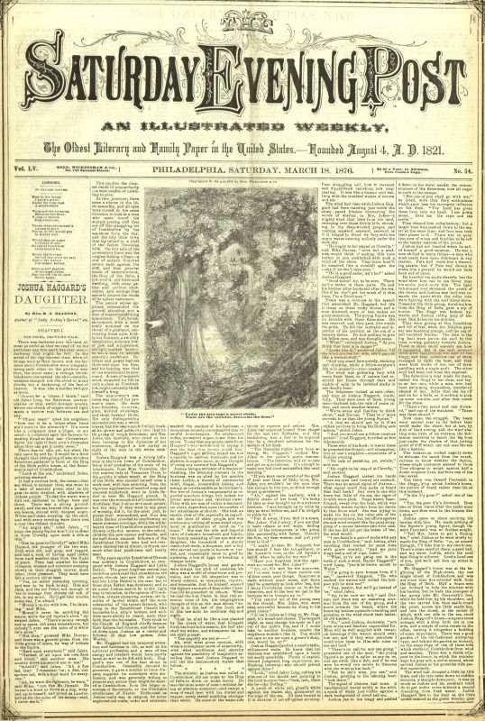 March 18, 1876 | The Saturday Evening Post