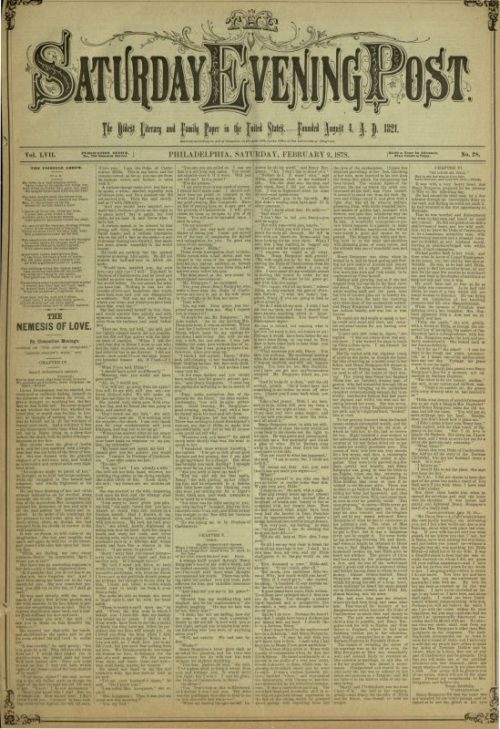 February 2, 1878 Archives | The Saturday Evening Post