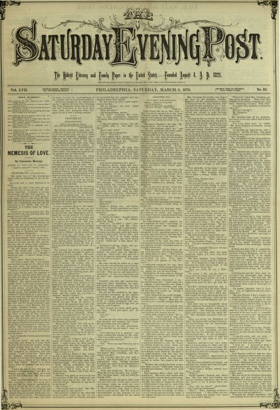 March 2, 1878 Archives | The Saturday Evening Post