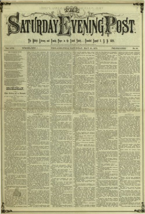 May 25, 1878 Archives | The Saturday Evening Post