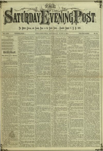 June 8, 1878 | The Saturday Evening Post