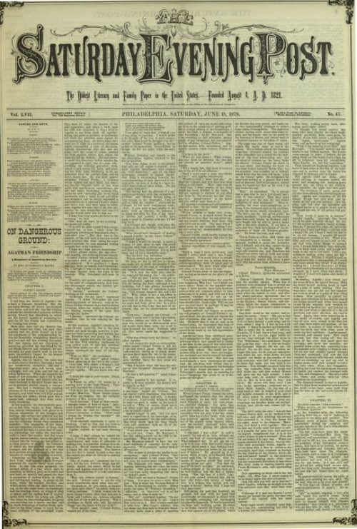 June 15, 1878 Archives | The Saturday Evening Post