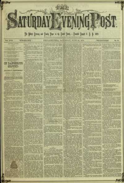 June 22, 1878 Archives | The Saturday Evening Post