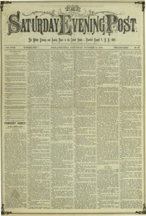 October 12, 1878 Archives | The Saturday Evening Post