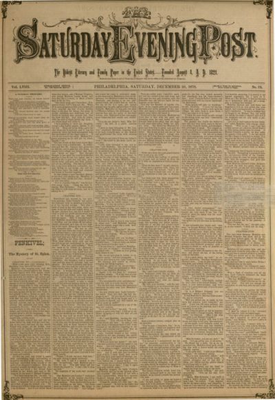 December 28, 1878 Archives | The Saturday Evening Post