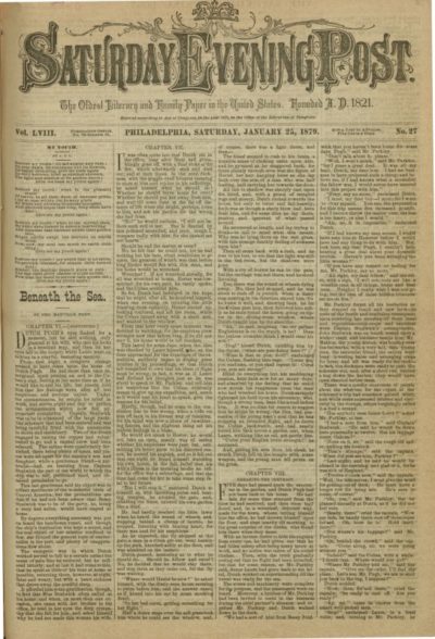 January 25, 1879 | The Saturday Evening Post