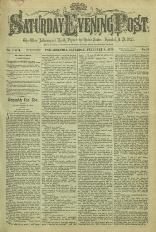 February 8, 1879 Archives | The Saturday Evening Post