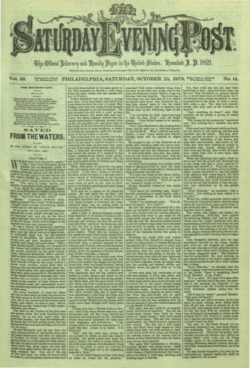 October 25, 1879 | The Saturday Evening Post