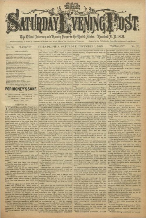 December 1, 1883 Archives | The Saturday Evening Post