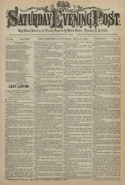May 17, 1884 | The Saturday Evening Post