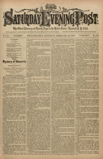 February 21, 1885 Archives | The Saturday Evening Post