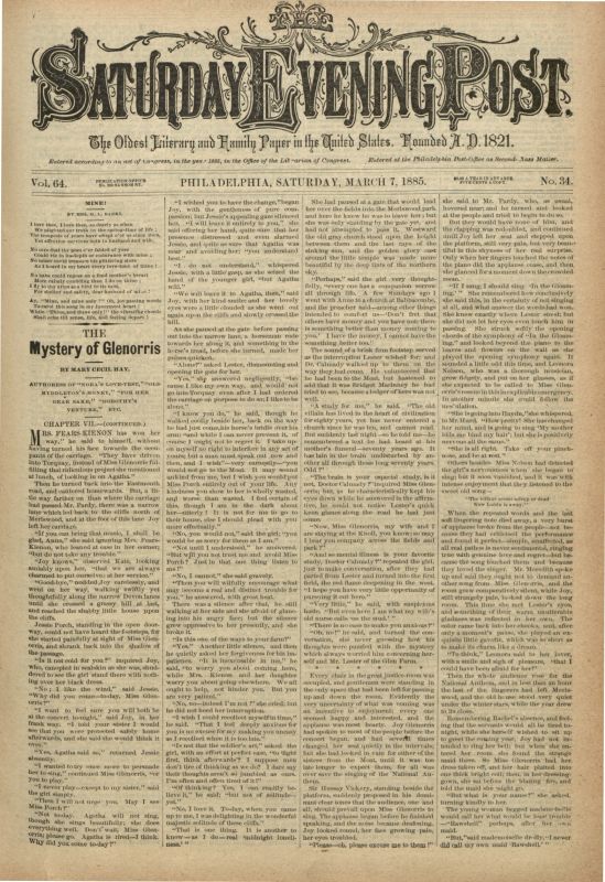 March 7, 1885 | The Saturday Evening Post