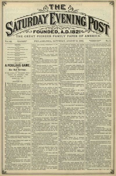August 15, 1885 Archives | The Saturday Evening Post