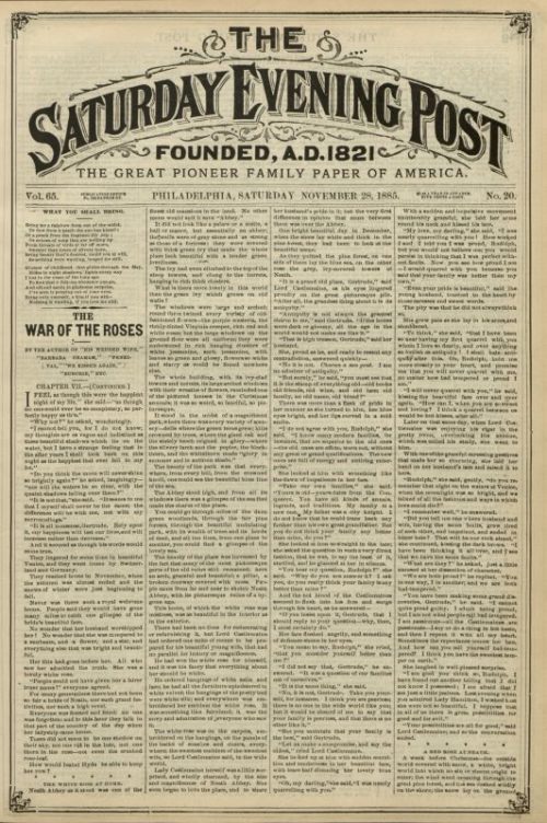 November 28, 1885 Archives | The Saturday Evening Post