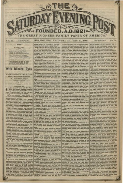 October 12, 1889 Archives | The Saturday Evening Post