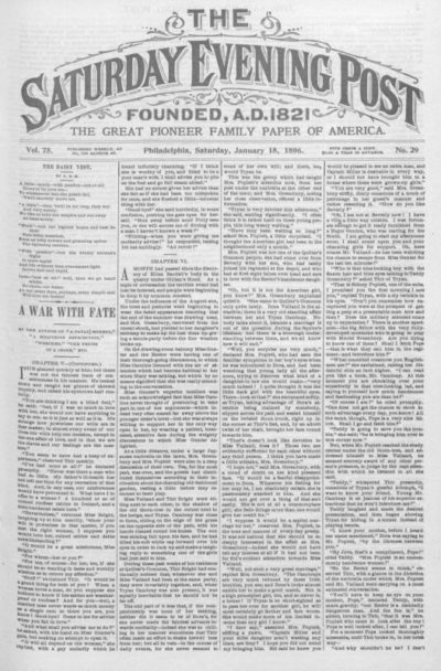 January 18, 1896 | The Saturday Evening Post