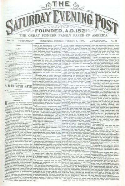 February 1, 1896 Archives | The Saturday Evening Post