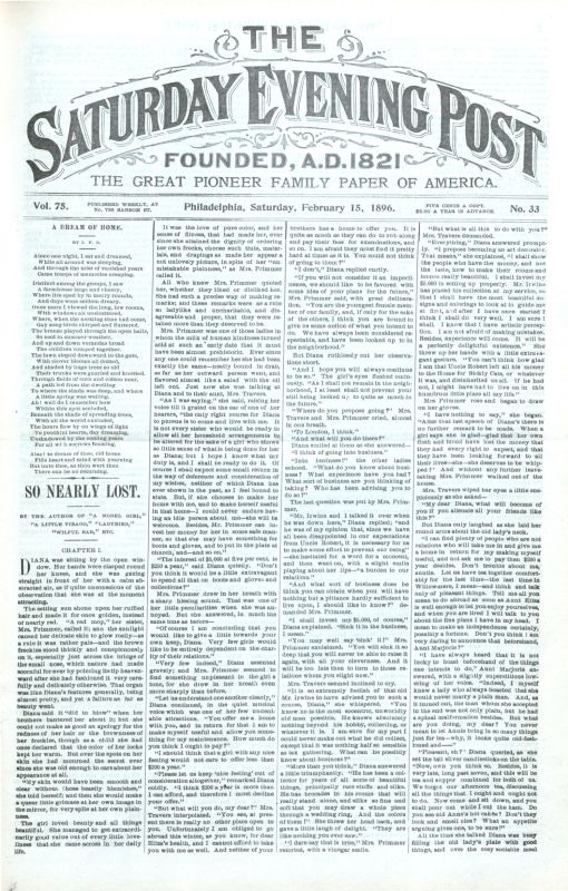 February 15, 1896 | The Saturday Evening Post