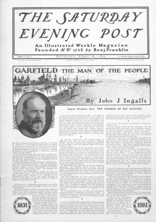 August 26, 1899 Archives | The Saturday Evening Post