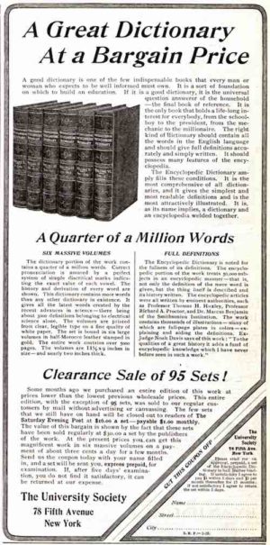 Vintage Dictionary Advertisements | The Saturday Evening Post