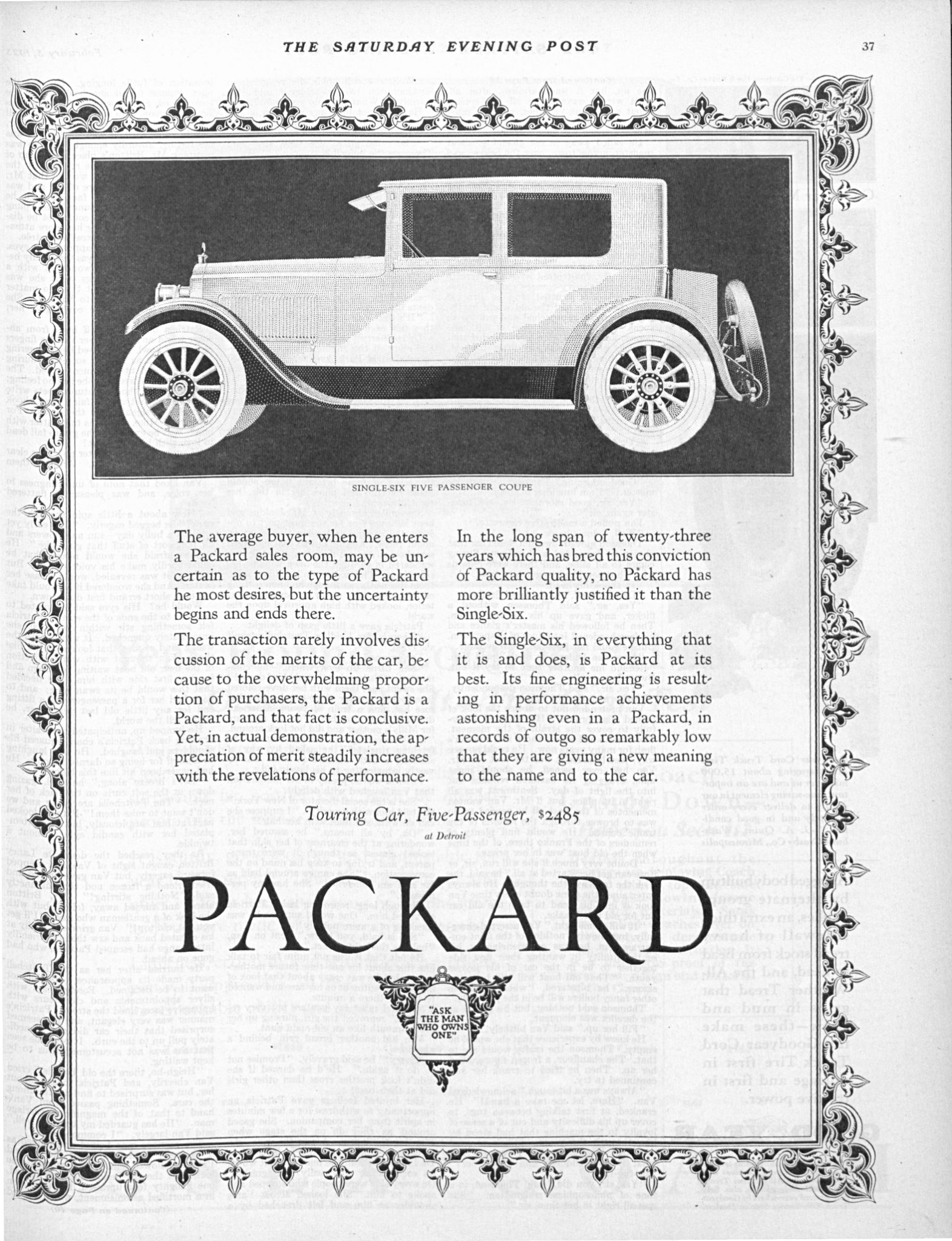 Automobile Ads from 100 Years Ago | The Saturday Evening Post