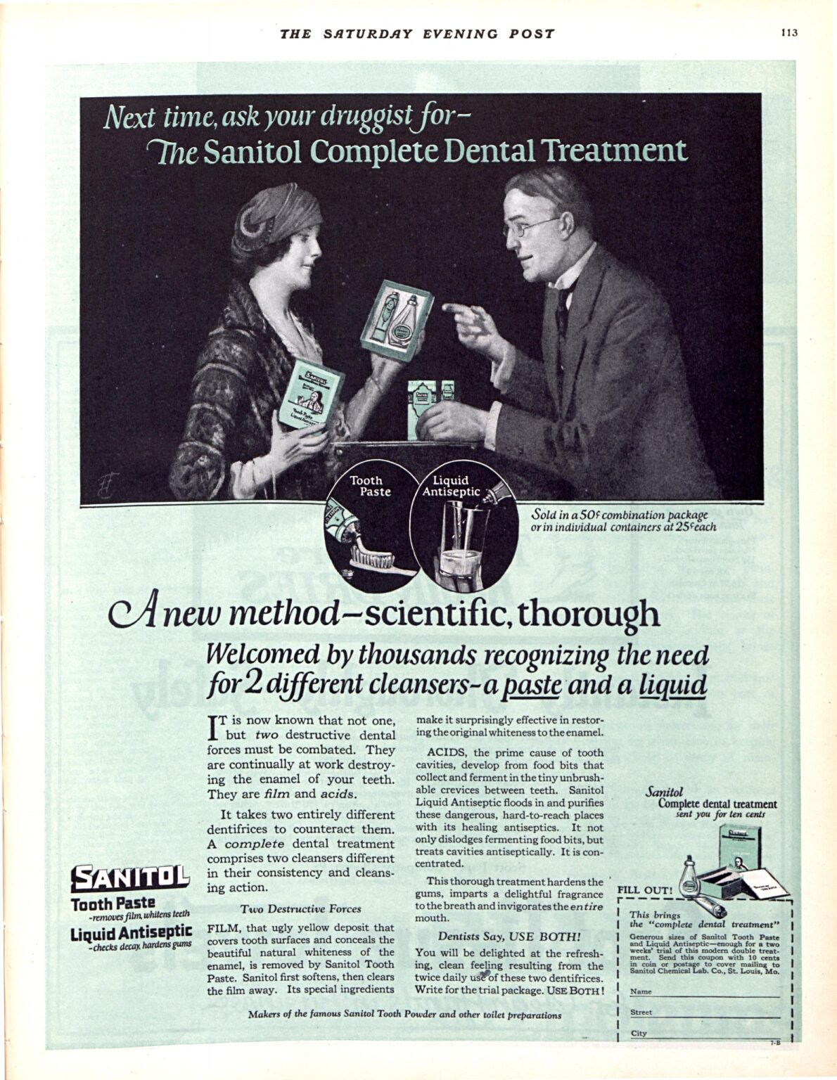 Vintage Ads: Clean Those Teeth! | The Saturday Evening Post
