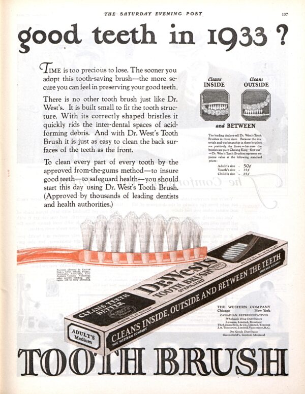 Vintage Ads: Clean Those Teeth! | The Saturday Evening Post
